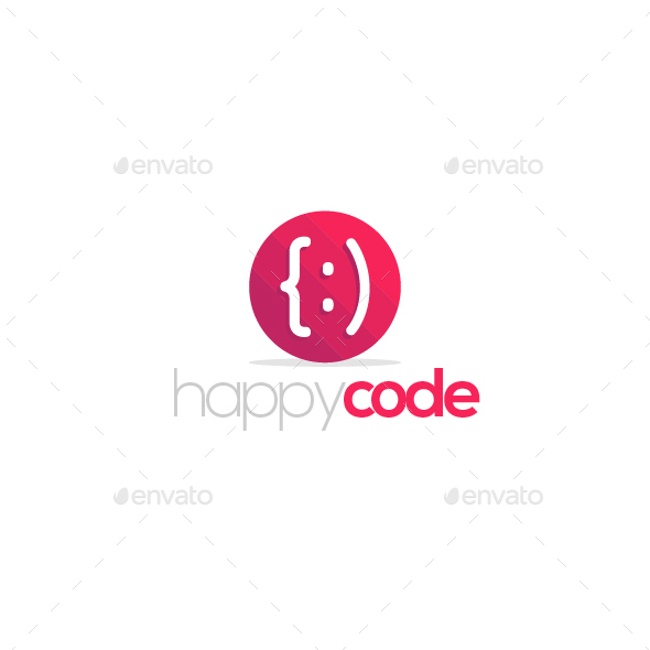 Happy Code Logo Template, Logo Templates | GraphicRiver