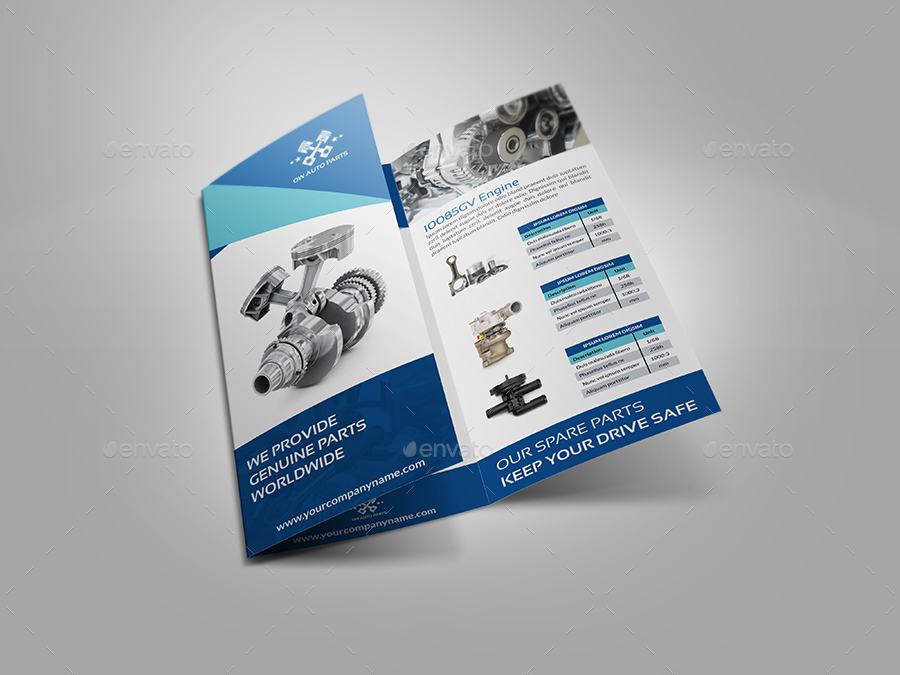 Auto Parts Catalog Brochure Bundle Template, Print Templates | GraphicRiver