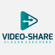 Video Media Share Logo, Logo Templates | GraphicRiver