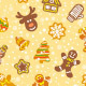 Christmas Cookies Seamless Background Patterns, Vectors | GraphicRiver