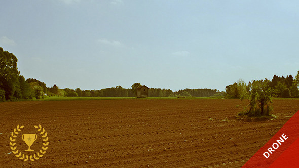 Flight Over Plowed Field, Stock Footage | VideoHive