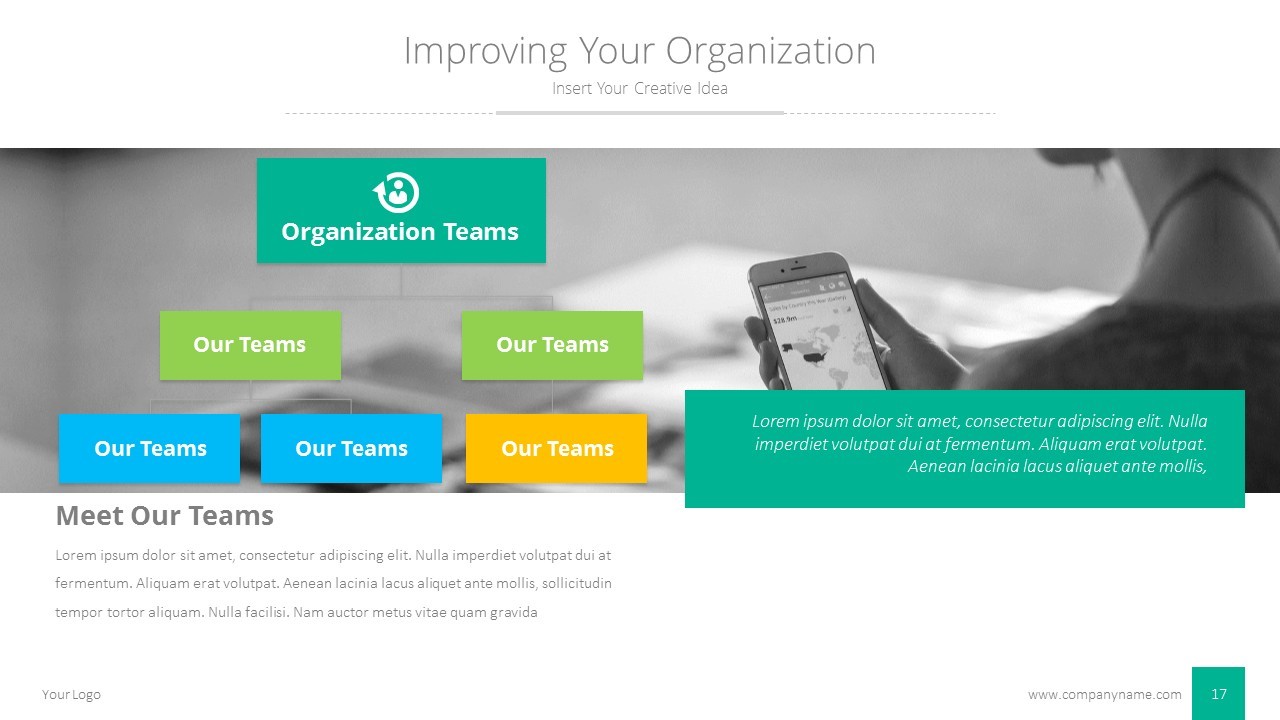 Organizational & Data Chart Presentation, Presentation Templates ...
