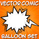 Comic Balloons and Effects Set, Vectors | GraphicRiver