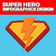 Super Hero Infographics Design 17 Pages, Infographics | GraphicRiver
