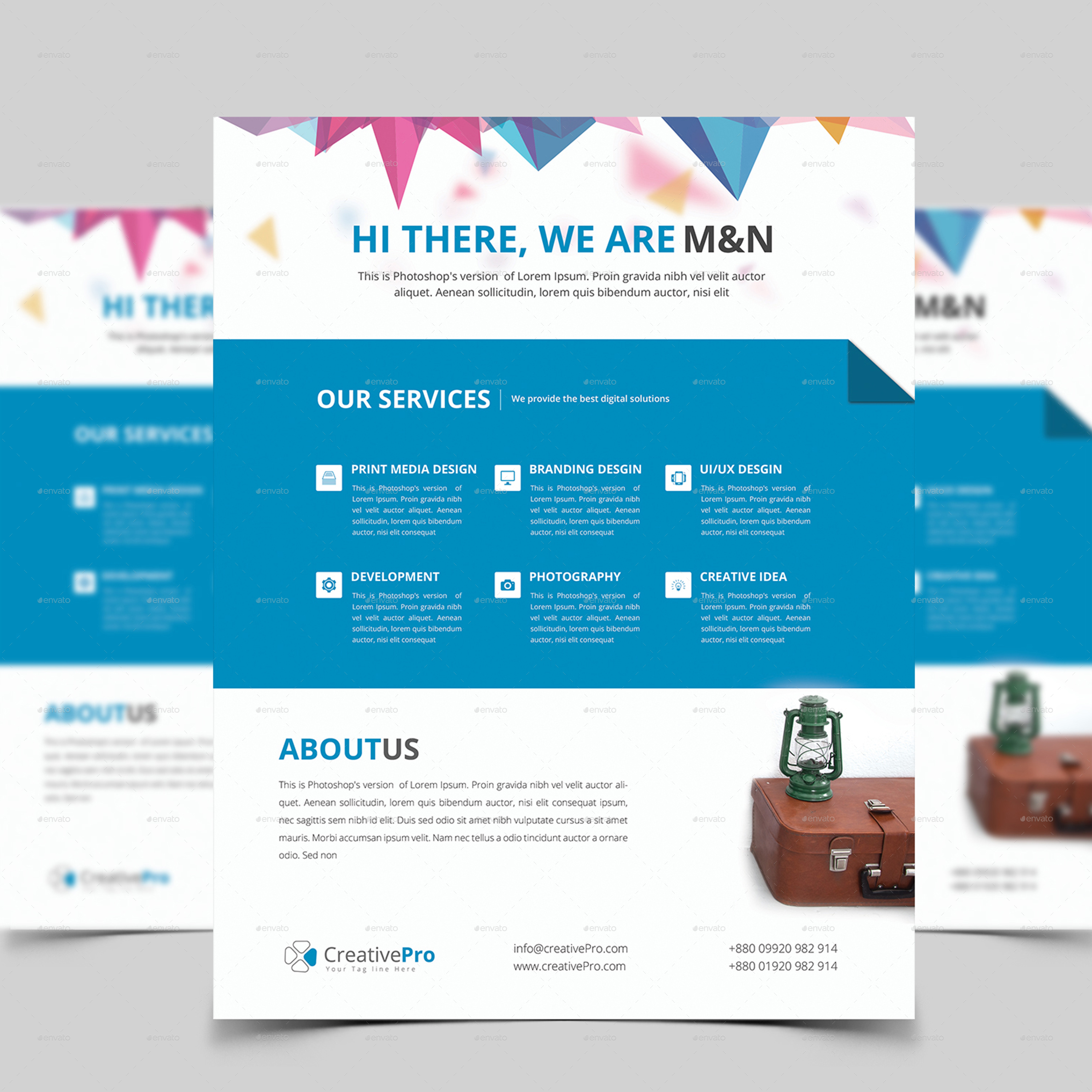 Agency Flyer, Print Templates | GraphicRiver