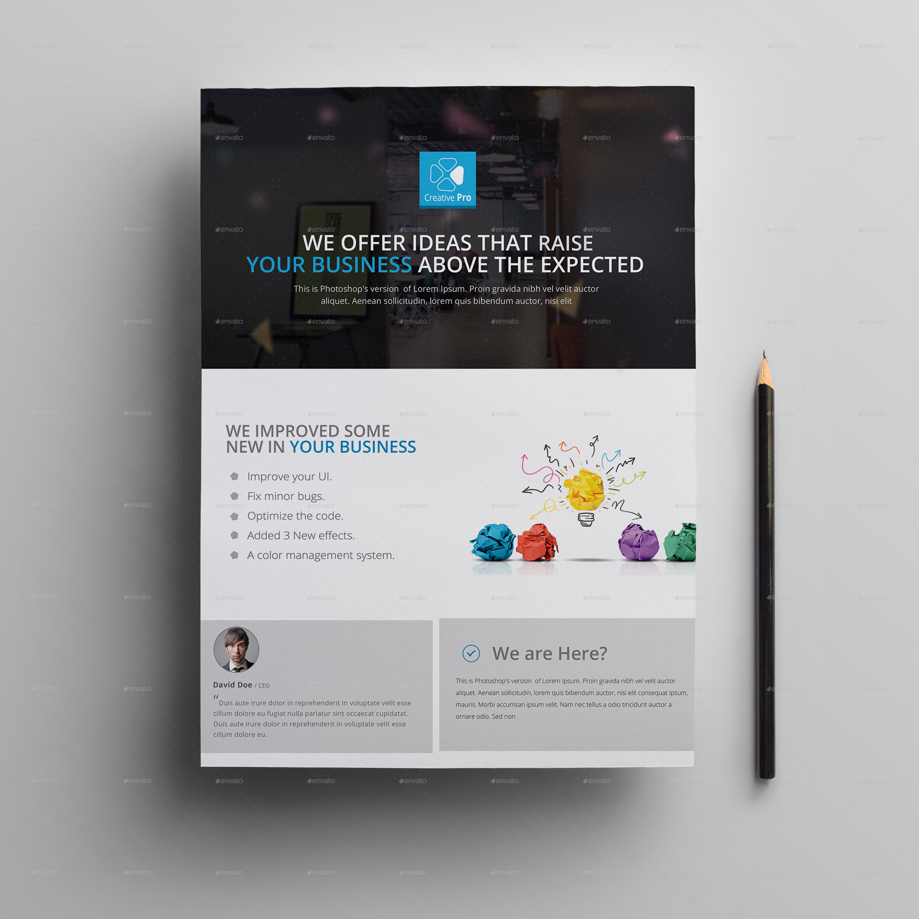 Agency Flyer, Print Templates | GraphicRiver