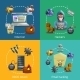 Hacker Cyber Attack Icons Concept, Vectors | GraphicRiver