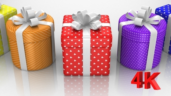 Gift Boxes Animation, Motion Graphics | VideoHive