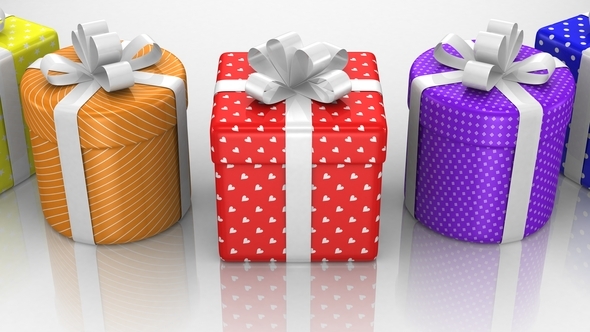 Gift Boxes Animation, Motion Graphics | VideoHive