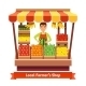 Local Farmer Produce Shop Keeper, Vectors | GraphicRiver