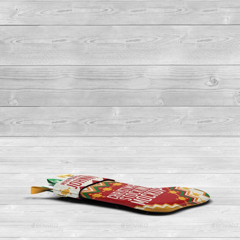 Christmas Stocking Mock-Up, Graphics | GraphicRiver