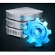 Database and Blue Gear , Vectors | GraphicRiver