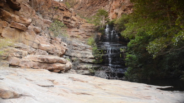Botswana Waterfall Africa, Stock Footage | VideoHive