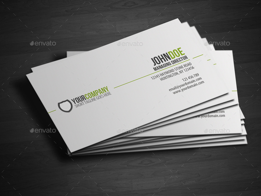 Simple Professional Business Card, Print Templates | GraphicRiver