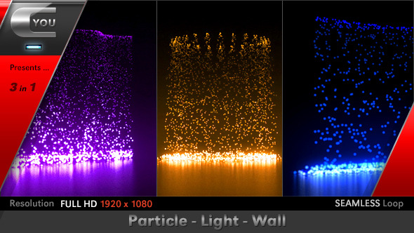 Particle Light Wall, Motion Graphics | VideoHive