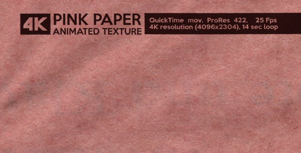 Pink Paper Animated Texture, Motion Graphics | VideoHive