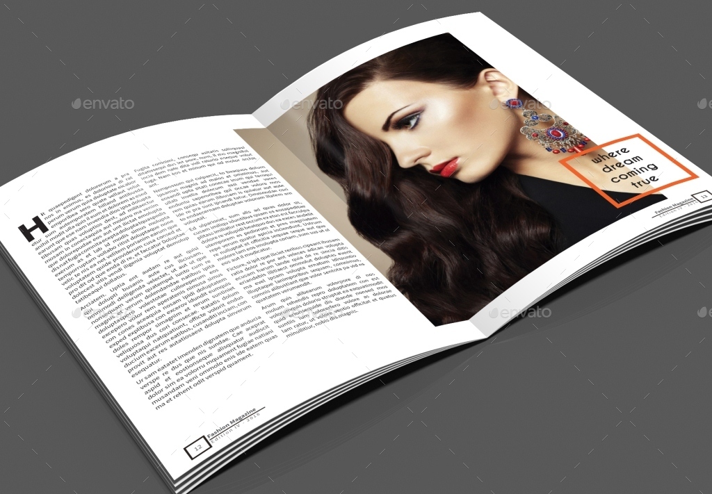 Fashion Magazine Template, Print Templates | GraphicRiver