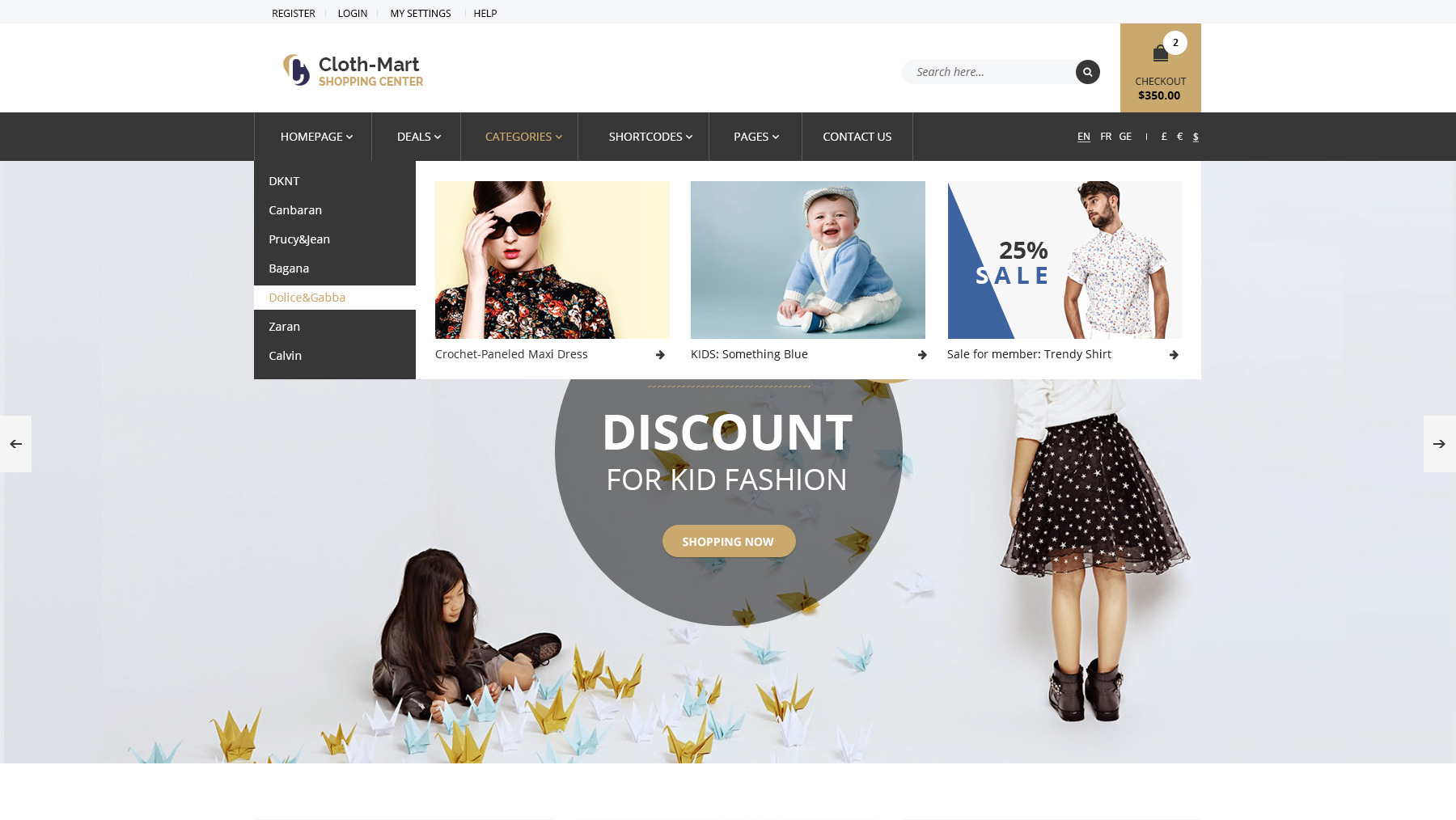 Cloth-Mart Shopping Center PSD Template by luisstyles | ThemeForest