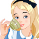 Alice Takes Tea Cup, Vectors | GraphicRiver