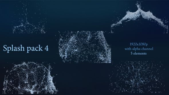 Water Splash Pack 4, Motion Graphics | VideoHive