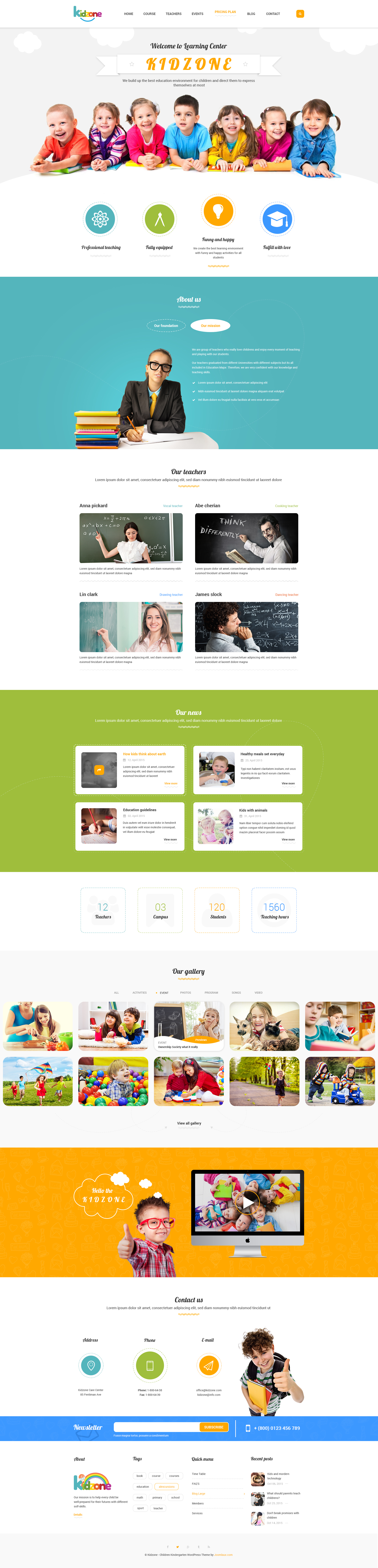 Kidzone - Children Kindergartent HTML by YoloTheme | ThemeForest