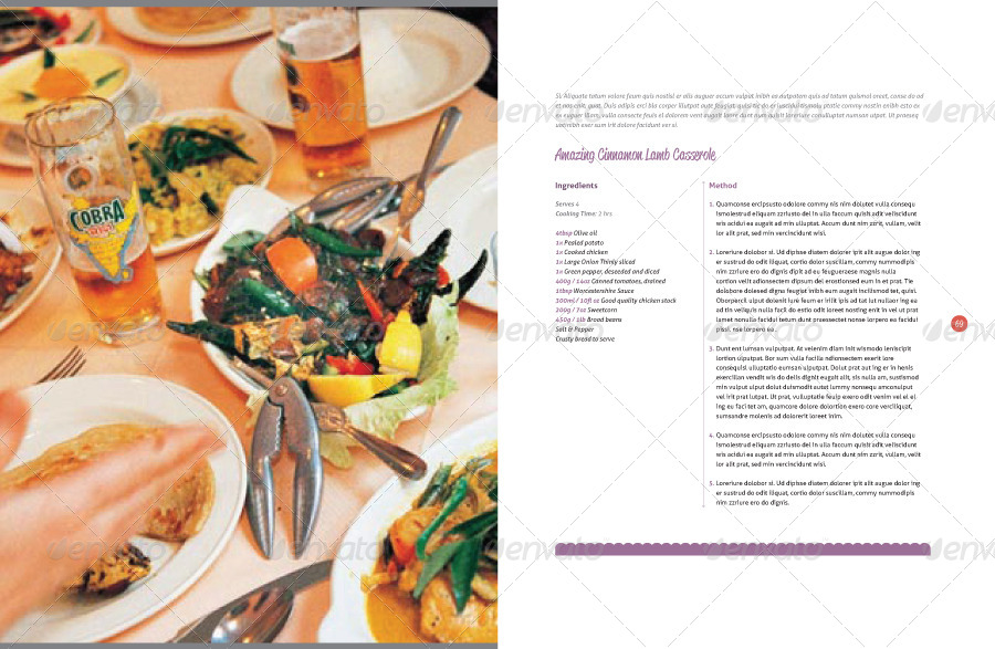 Modern Cookery Book Template, Print Templates | GraphicRiver