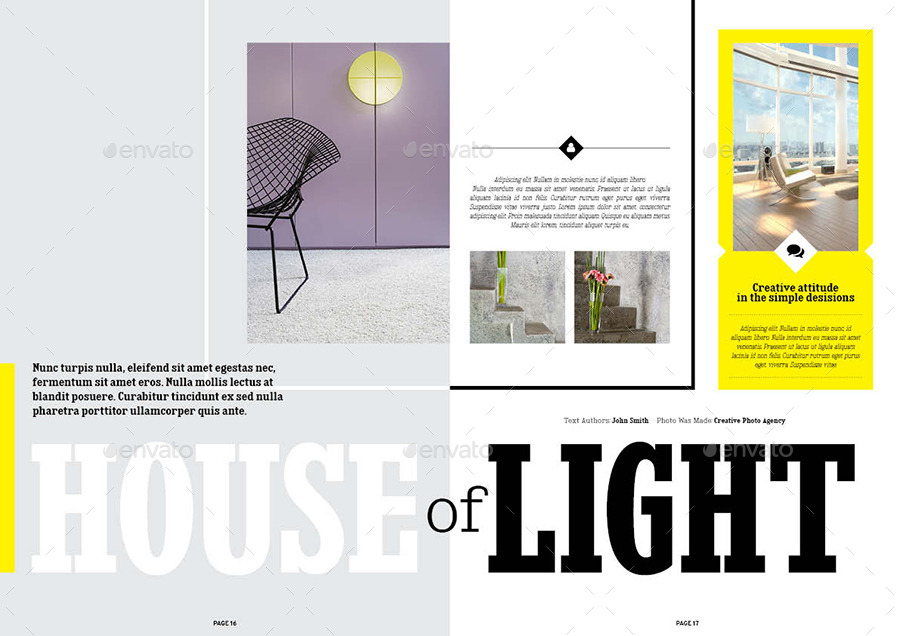 Interior Magazine, Print Templates | GraphicRiver