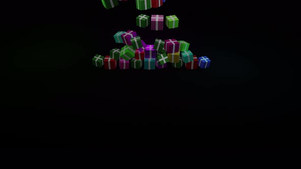 Falling Gifts, Motion Graphics | VideoHive