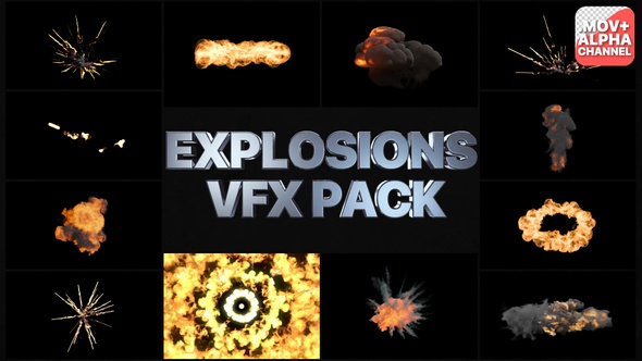 VFX Explosions Pack | Motion Graphics, Motion Graphics | VideoHive