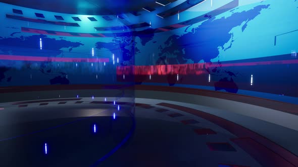 3D Virtual News Studio Background 4K, Motion Graphics | VideoHive