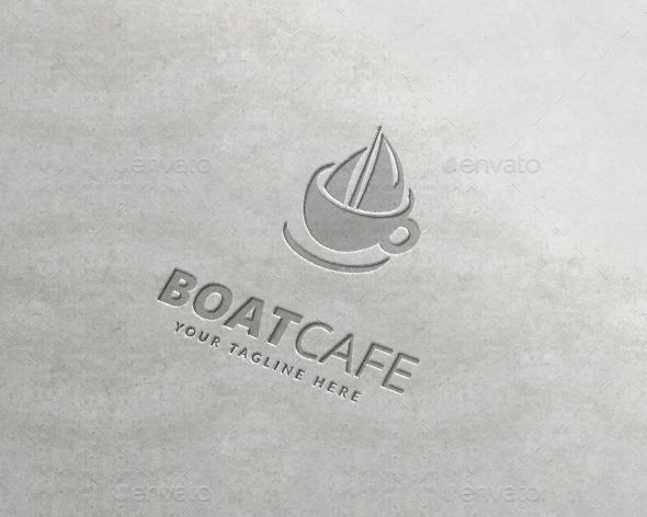 Boat Cafe Logo, Logo Templates | GraphicRiver