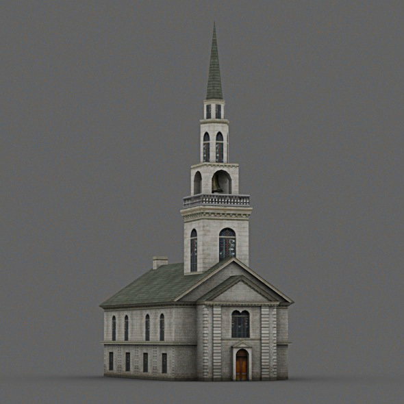 Church Low Poly by GEXOGEN | 3DOcean