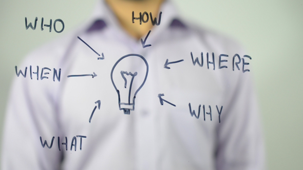 New Idea, Answer to All Questions, Illustration, Stock Footage | VideoHive