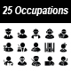 Occupations vector icons, Icons | GraphicRiver