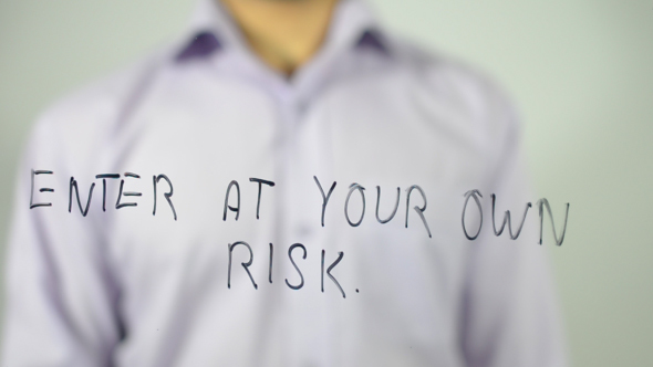 Enter at Your Own Risk, Stock Footage | VideoHive
