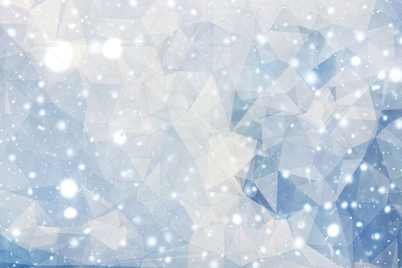 Winter Polygon Backgrounds, Graphics | GraphicRiver