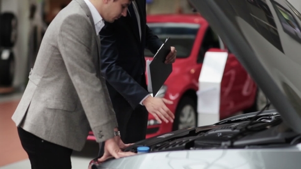Manager Tells How To Service a Car, Stock Footage | VideoHive