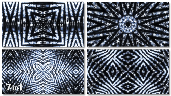 White LED Flashing Abstract (7-Pack), Motion Graphics | VideoHive