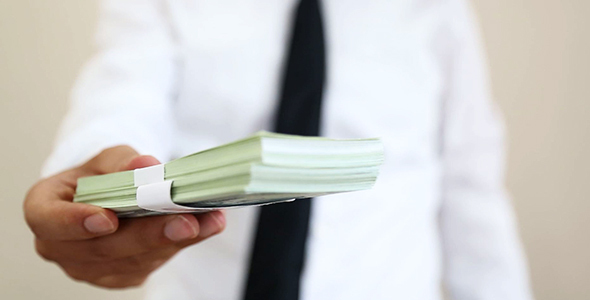 Offering Money, Stock Footage | VideoHive