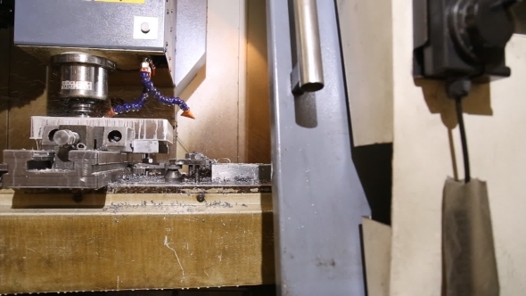 Work Of Modern Programmable Machine, Stock Footage | VideoHive