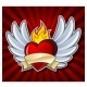 Fiery Heart, Vectors | GraphicRiver
