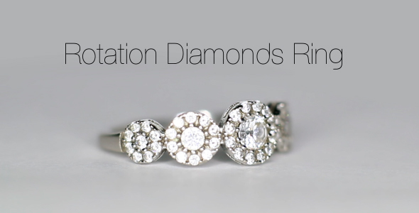 Rotation Diamonds Ring 7, Stock Footage | VideoHive