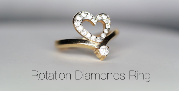 Rotation Diamonds Ring 9, Stock Footage | VideoHive
