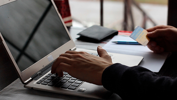Paying With Credit Card Online, Stock Footage | VideoHive