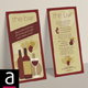 DL / Rack Card - Wine Bar, Print Templates | GraphicRiver