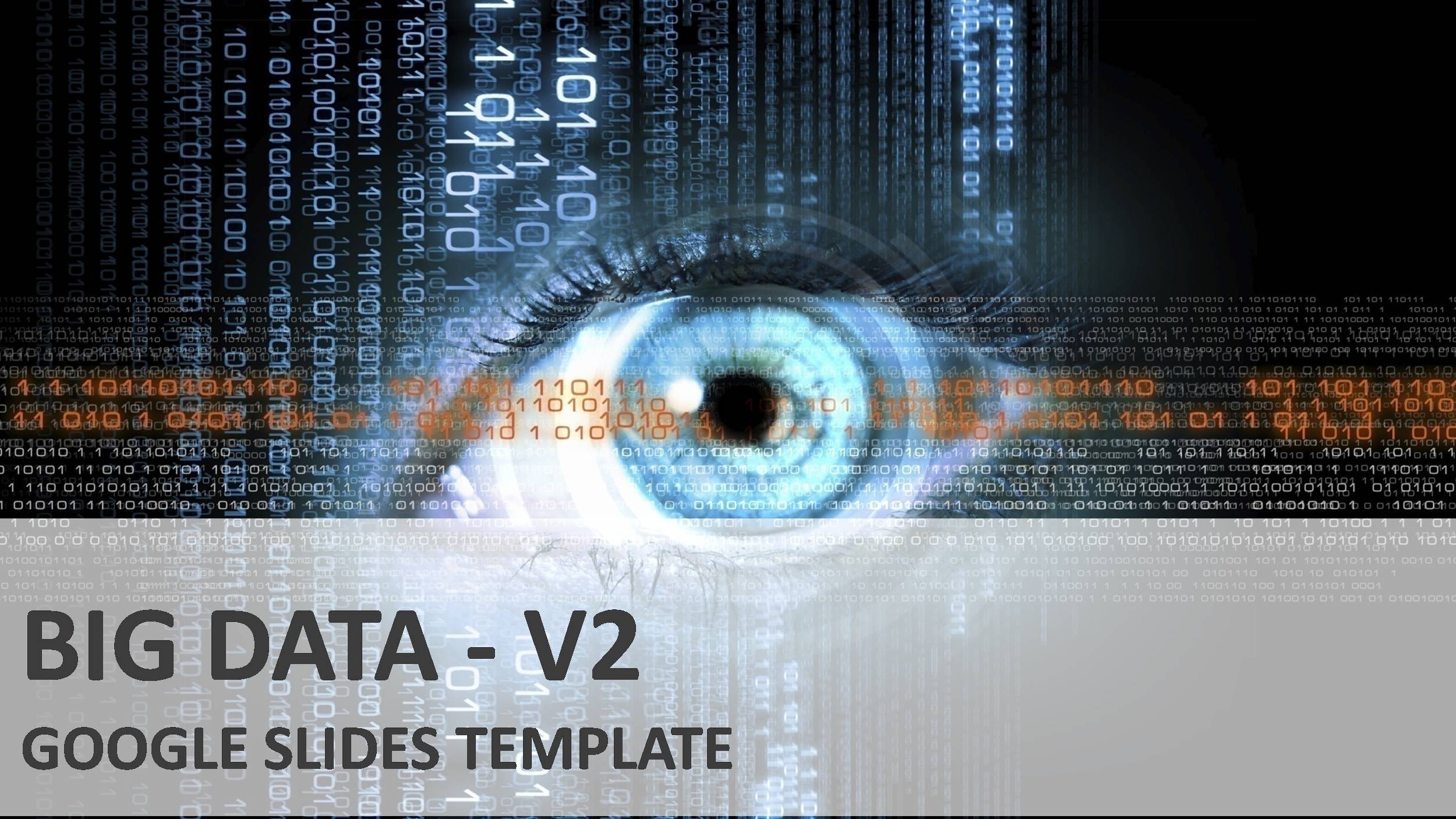 BIG DATA-V2 Google Slides Presentation Template, Presentation Templates