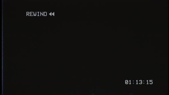 Videocassette recorder VCR or VHS Rewind for overlay, Motion Graphics