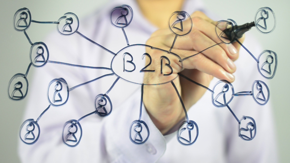 B2B Network Concept, Illustration, Stock Footage | VideoHive