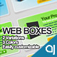 Web boxes elements, Web Elements | GraphicRiver