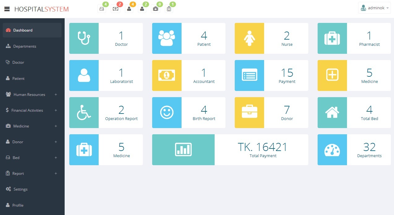 Multi Hospital - Hospital Management System (Saas App) by codearistos